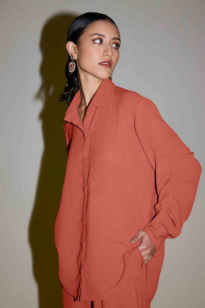 No regrets shirt in Rust – SIL-SILA